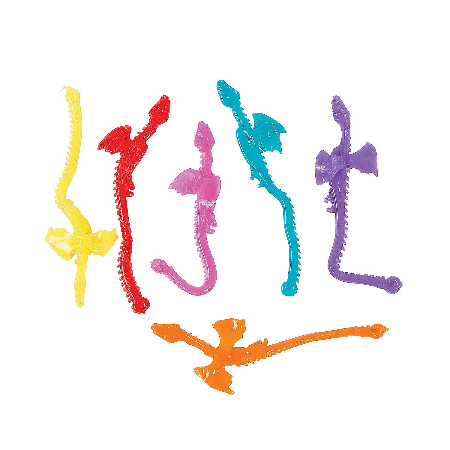 Sticky Dragons On A String (6Dz) - Toys - 72 Pieces - Walmart.com