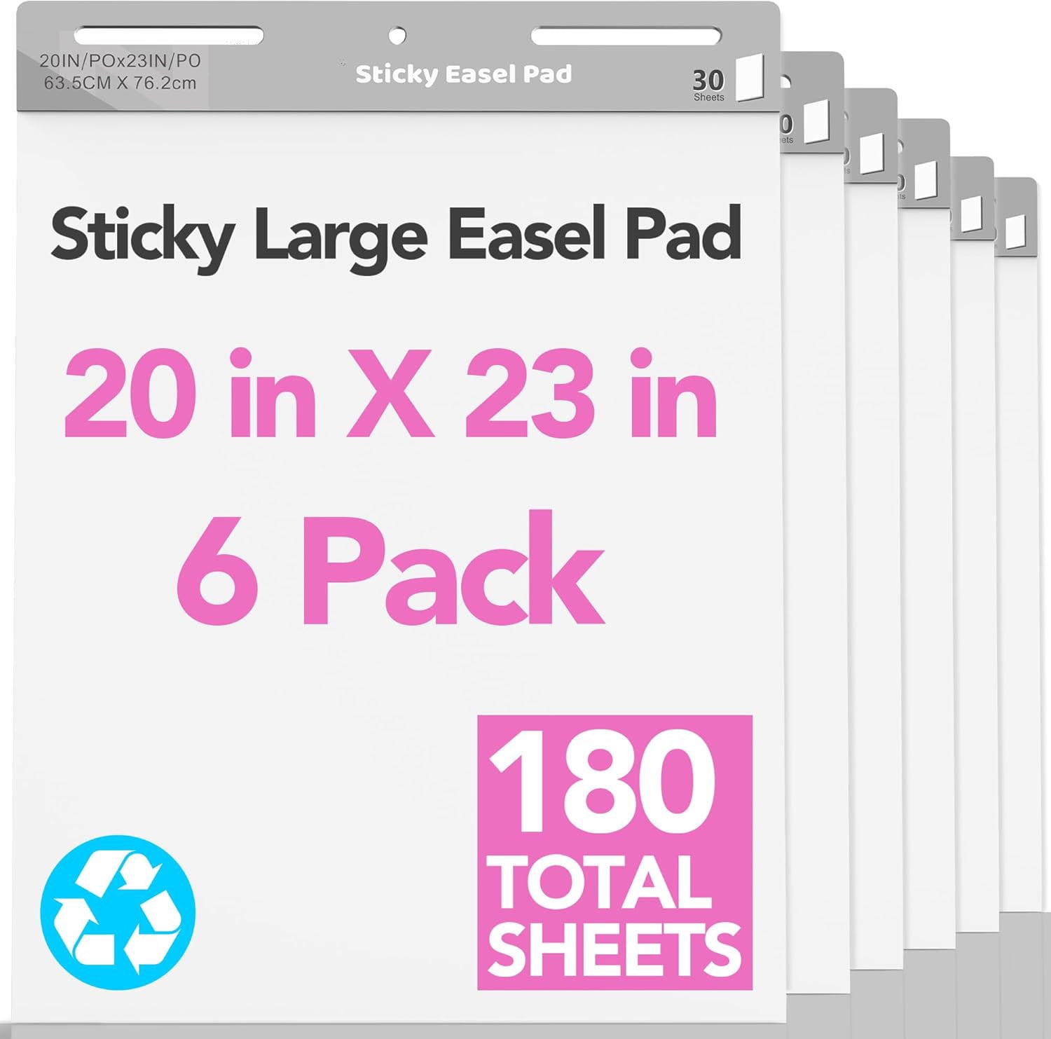 Sticky Easel Pads, Anchor Chart Paper, Chart Paper for Teachers, Super ...
