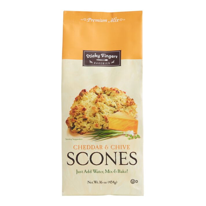 Sticky Fingers Cheddar And Chive Scone Mix 16 oz. Pack of 2 - Walmart.com