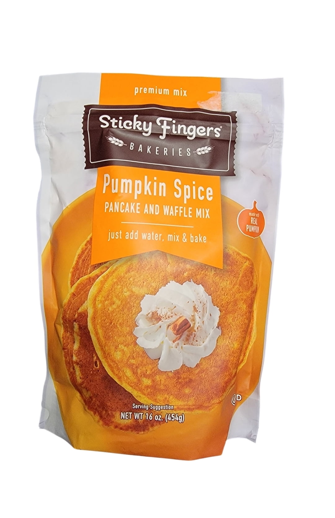 Sticky Fingers Pumpkin Spice Pancake and Waffle Mix - Walmart.com