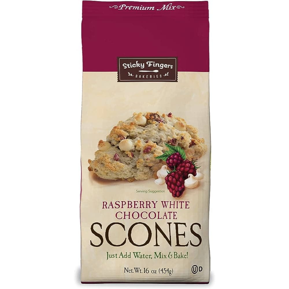 Sticky Fingers - Raspberry White Chocolate Scones - Walmart.com