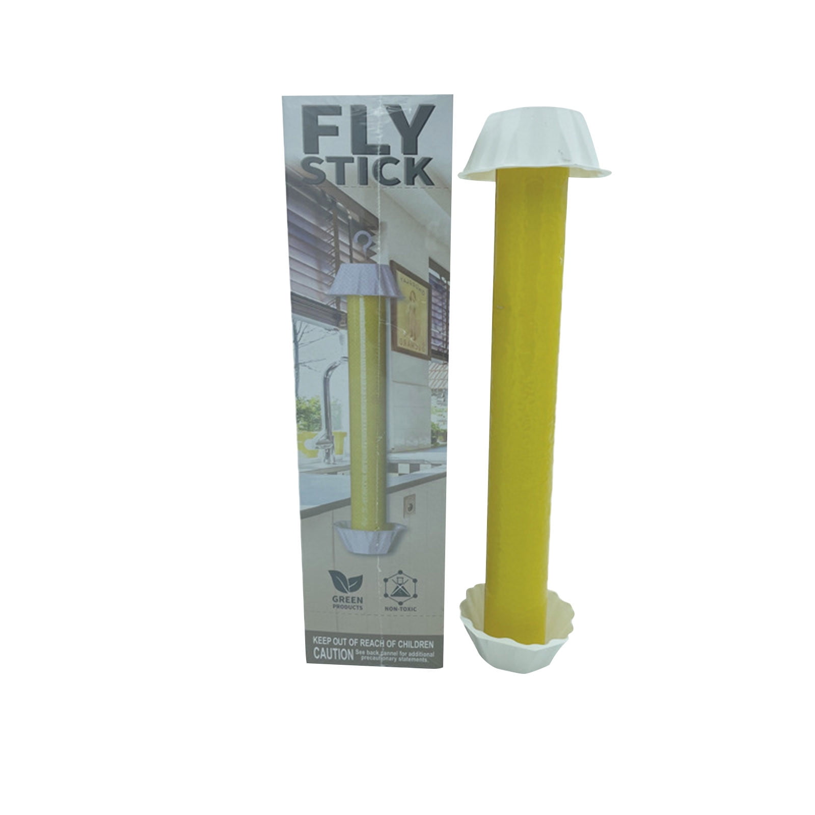 Sticky Fly Trap for Gnats Fruit Flies, Indoor Outdoor Insect Catcher ...
