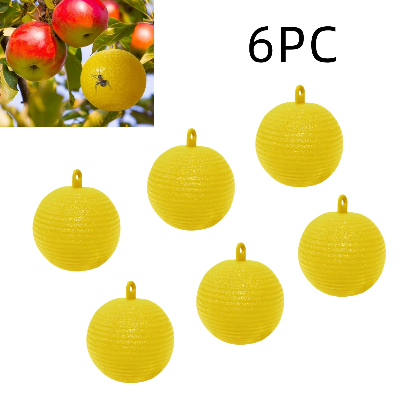 Sticky Fruit Fly Trap Ball Adhesive Fly Catching Ball Sticky Glue Fly ...