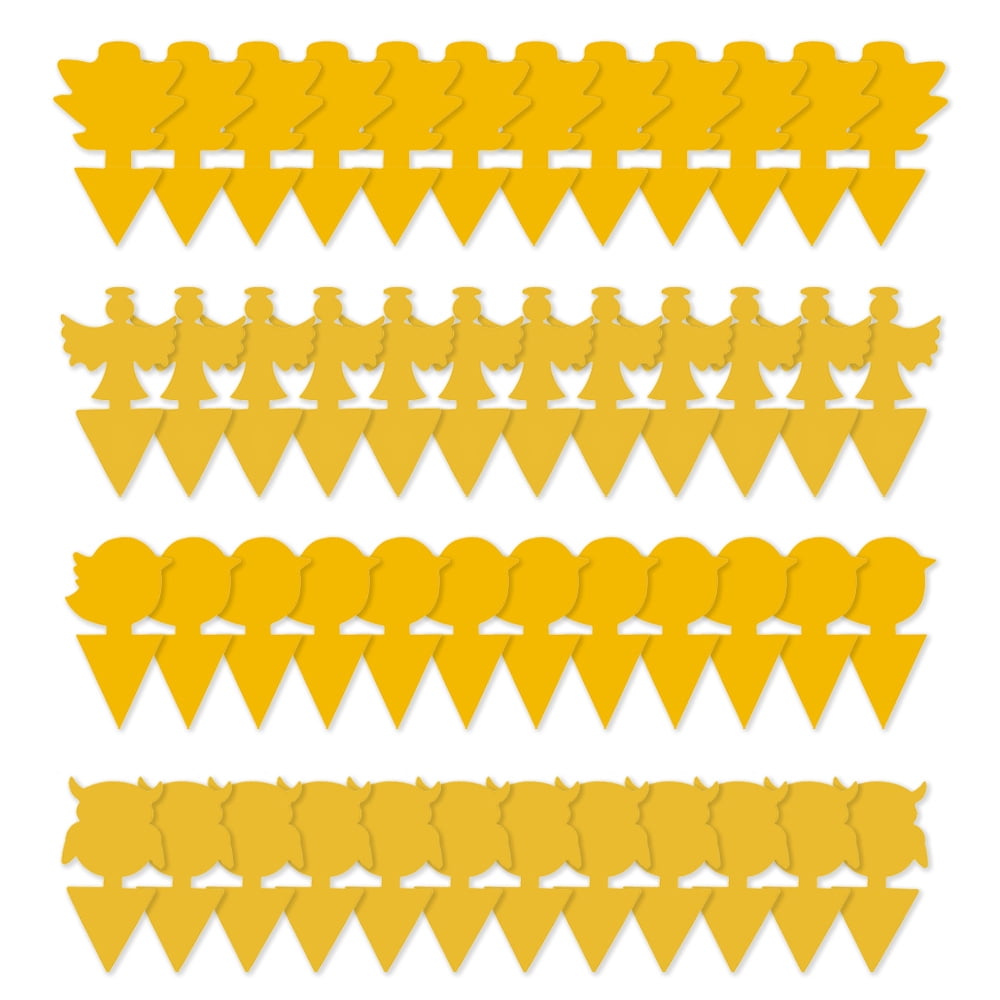 Sticky Fruit Fly Traps Fungus Killer Trap Catcher 48pcs Fly Paper ...