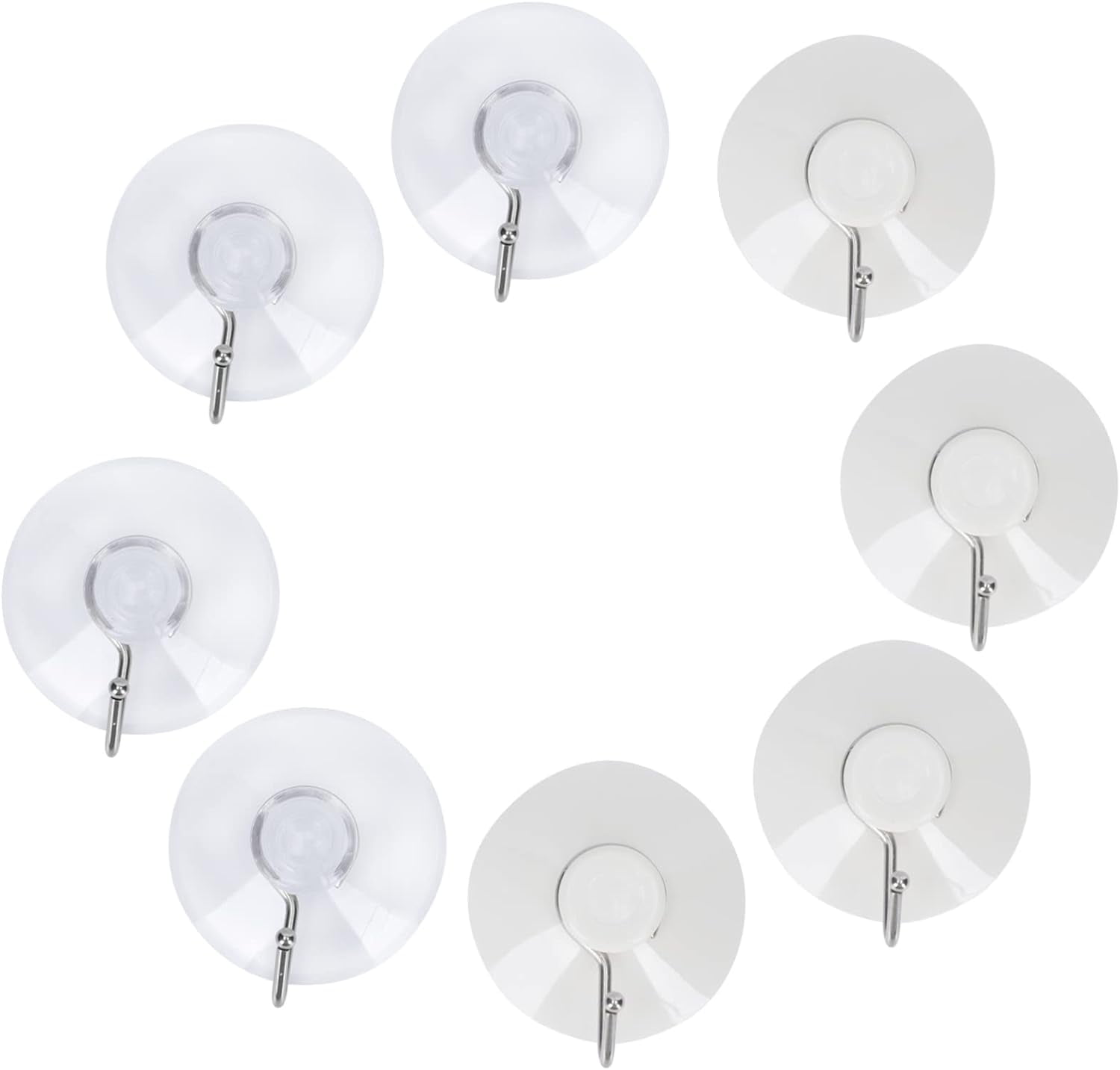 Sticky Hook 16PCS Suction Cup Hook Hooks for Keys Clear Hooks for ...