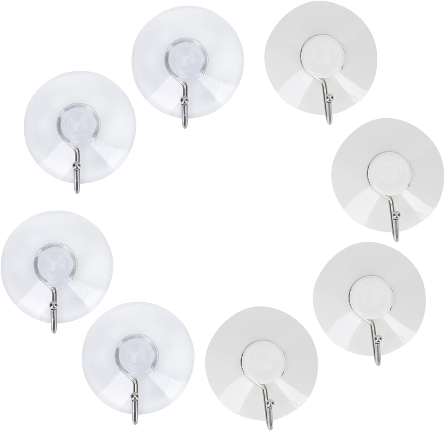 Sticky Hook 16pcs Suction Cup Hook Clear Plastic Hangers Heavy Duty ...