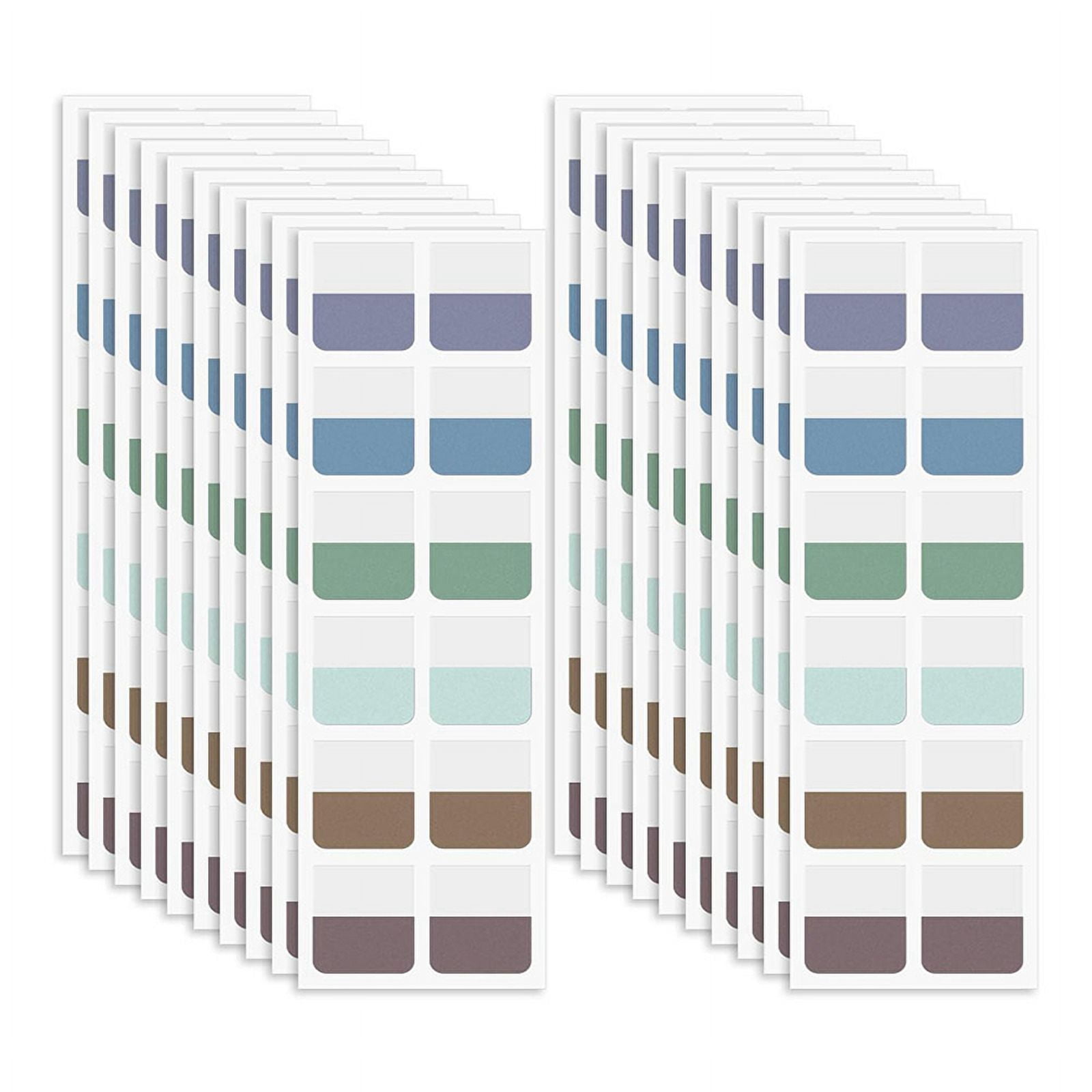 Sticky Index Tabs Multicolor Self-Adhesive Book Tabs 1 x 1.1 Inch ...