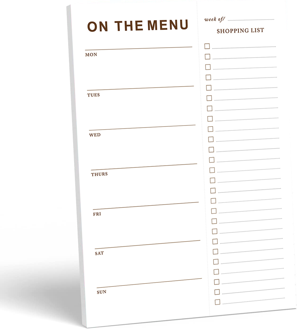 Sticky Note Book 52 Weeks Tearable Magnetic Note Taking Ins Style Meal ...