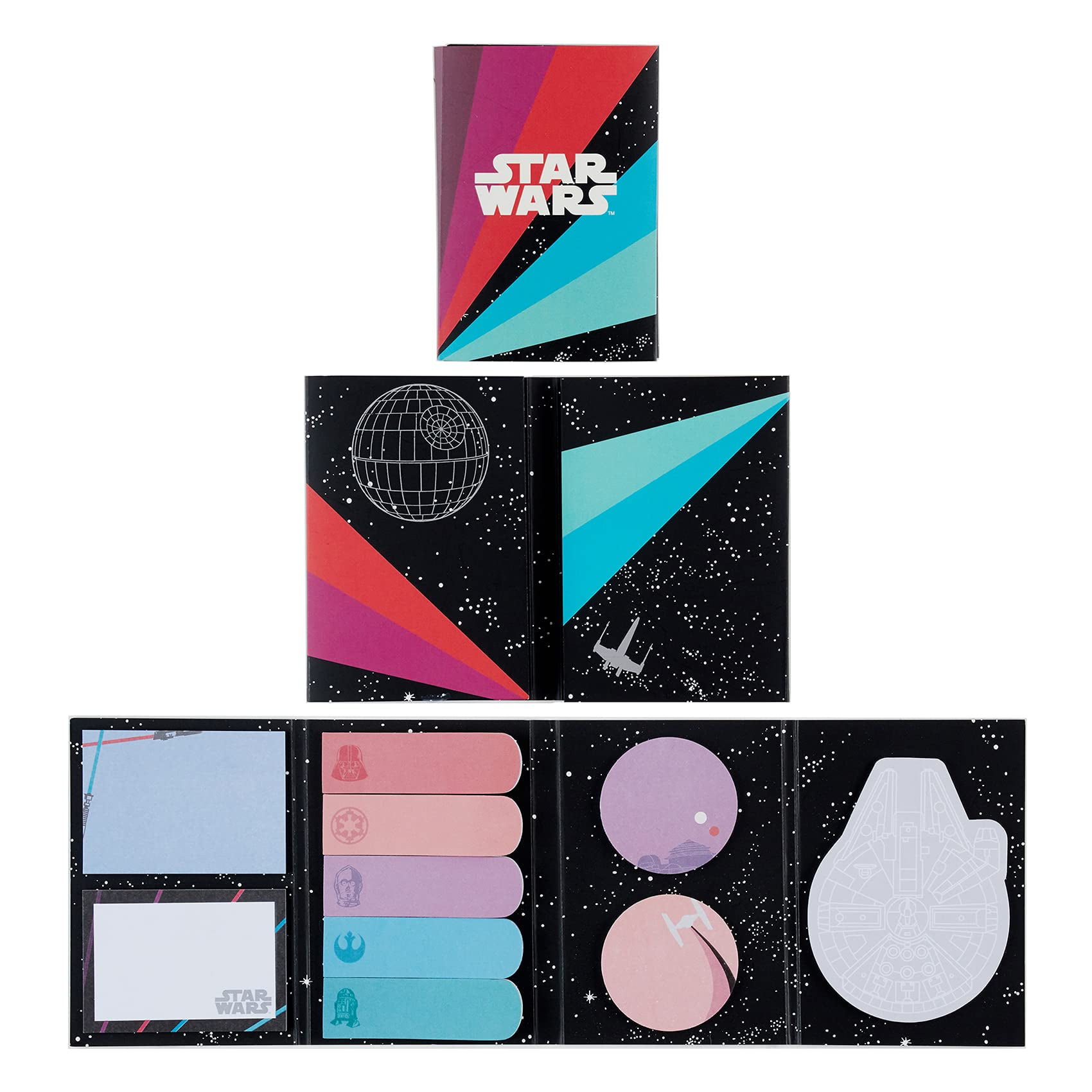 Sticky Note Booklet - Star Wars. 200 Repositionable Sticky Notes Total ...