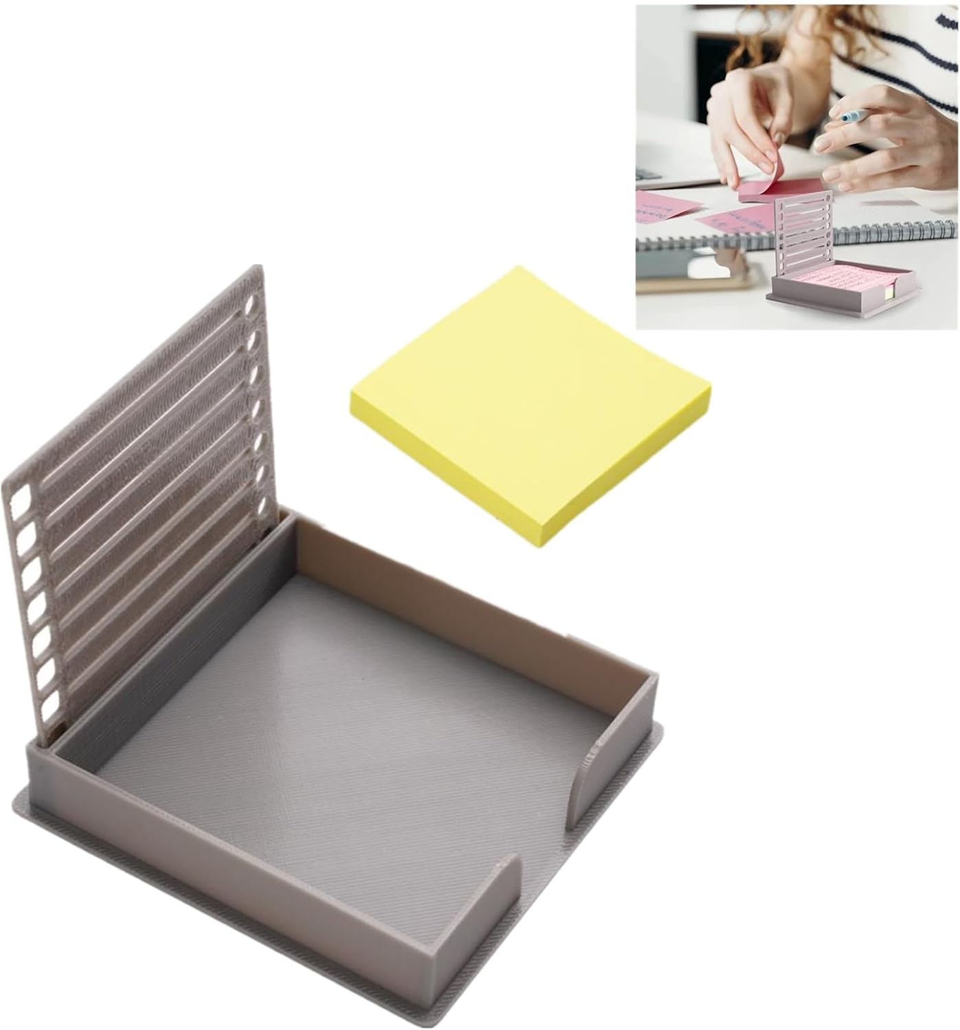 Sticky Note Holder with Stencil, Sticky Note Template, Sticky Notes ...