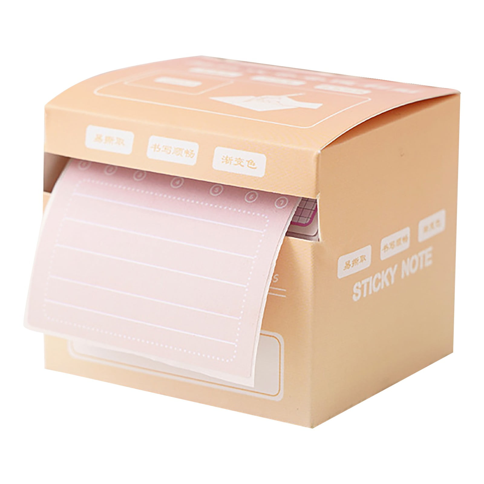 Sticky Note, Qyaukm Full Adhesive Notes Roll Tape with Pull Out ...