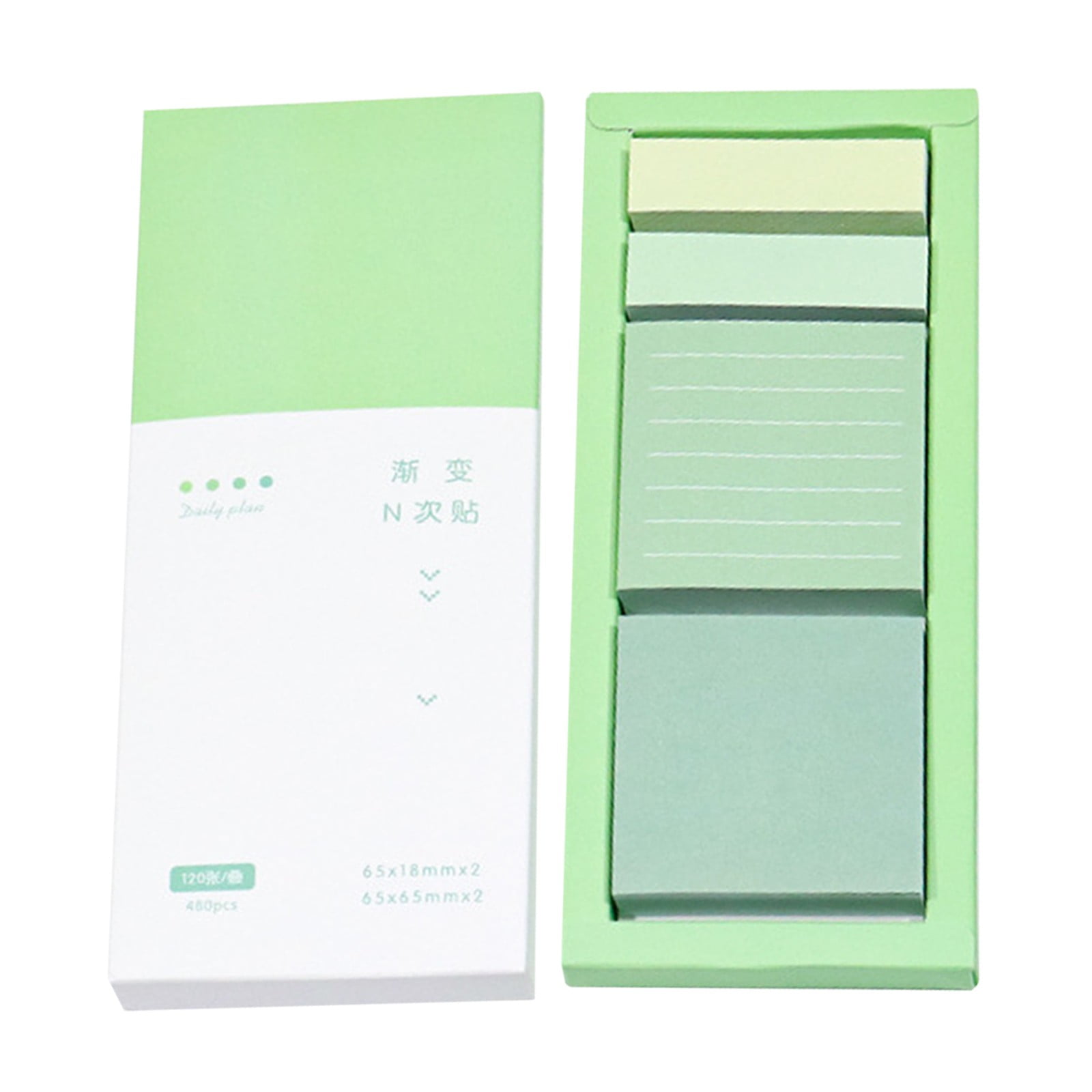 Sticky Note Set, 480 Pack, Pastel Colors, Sticky Notes Tabs, Divider ...