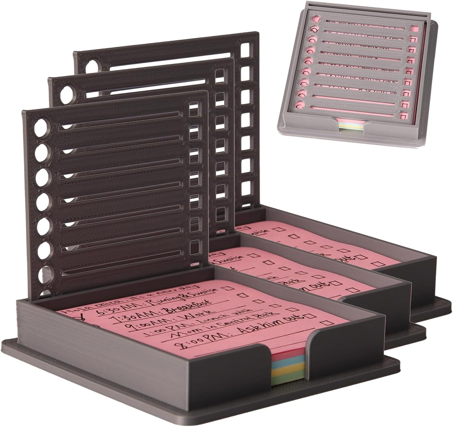 Sticky Note Stencil Template with Sticky Note, Sticky Note Holder with ...