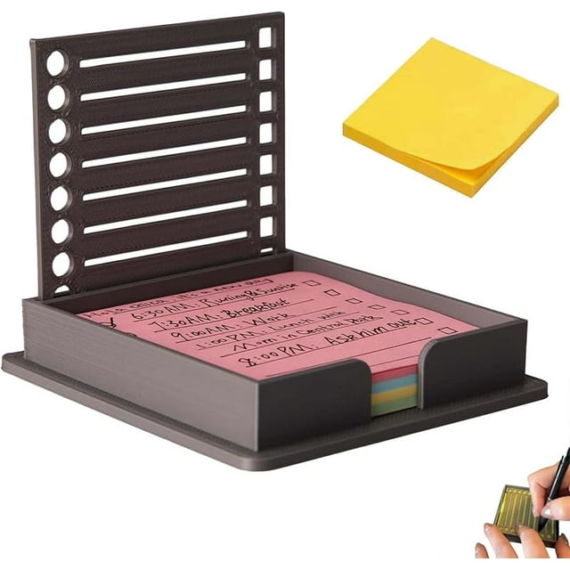 Sticky Note Stencil Template with Sticky Note, Sticky Note Holder with ...