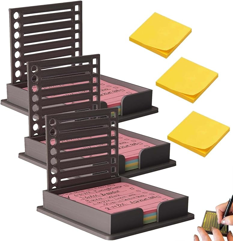 Sticky Note Stencil Template with Sticky Note, Sticky Note Holder with ...