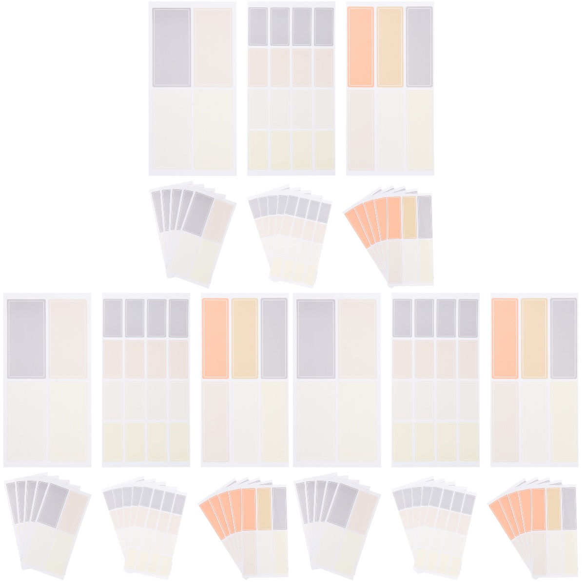 Sticky Notes 390 Pcs Sticker Labels Tabs Colorful Stickers Little ...