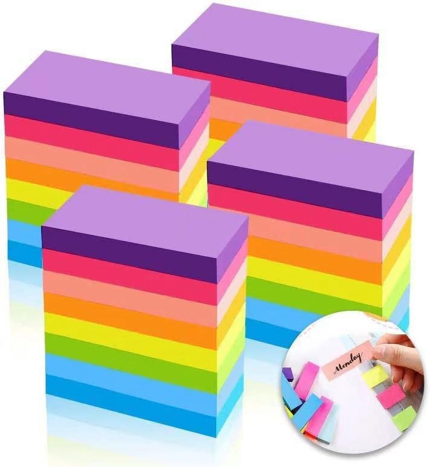 Sticky Notes, 560 Sheets 3 × 3 Inches Heart Bright Colors Self Sticky ...