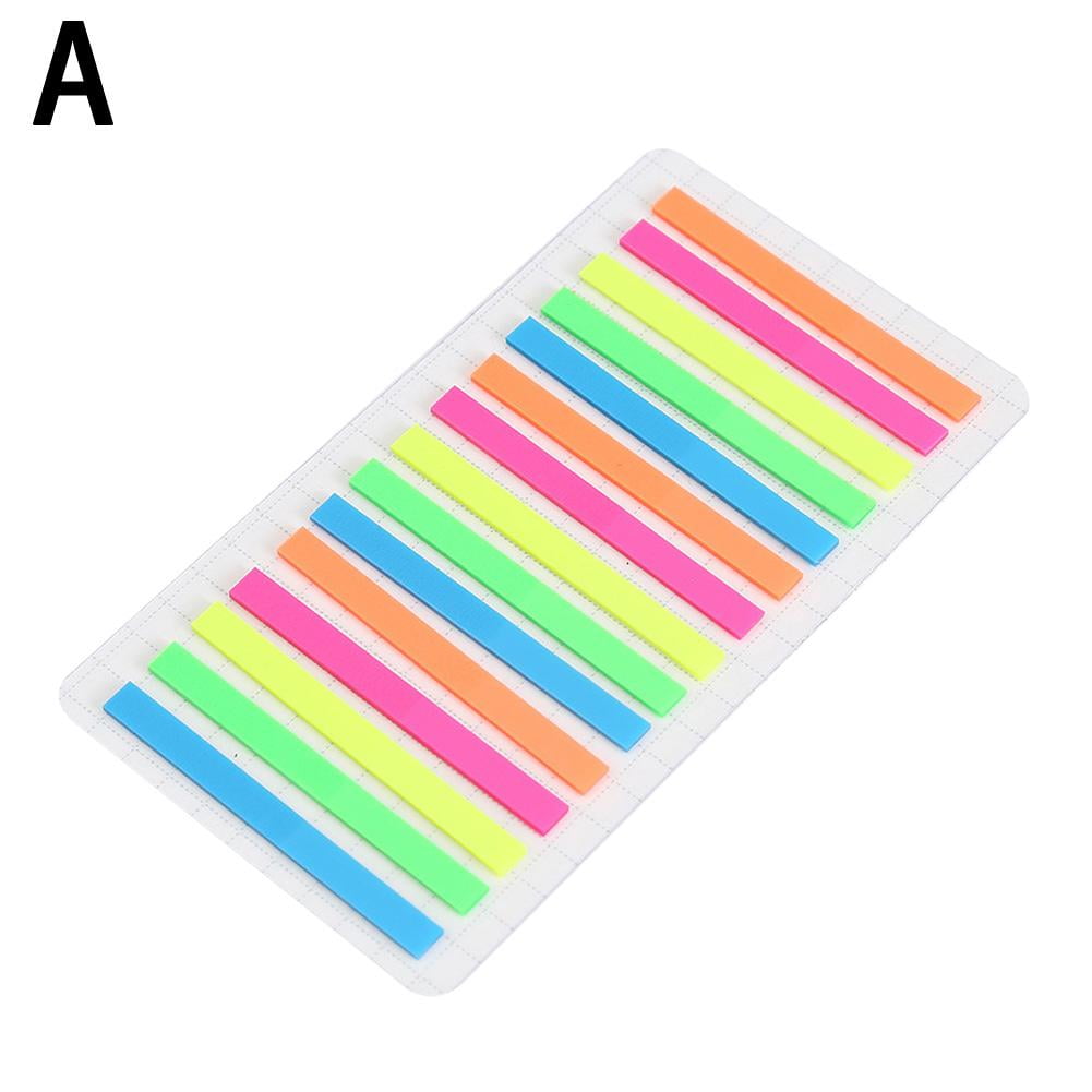 Sticky Notes Flags Tabs,Highlighter Strips Set,Transparent Sticky Notes ...