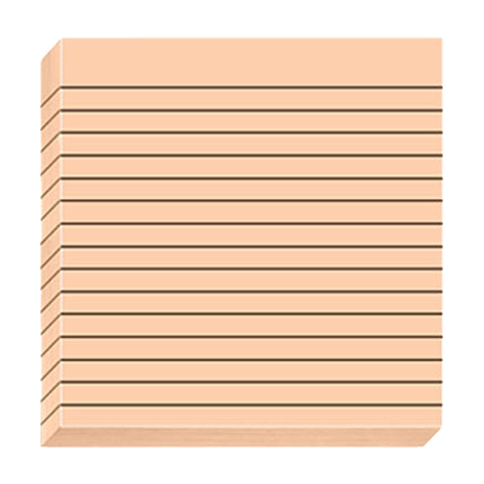 Sticky Notes Holder Transparent Sticky Notes with Lines Retro Color ...