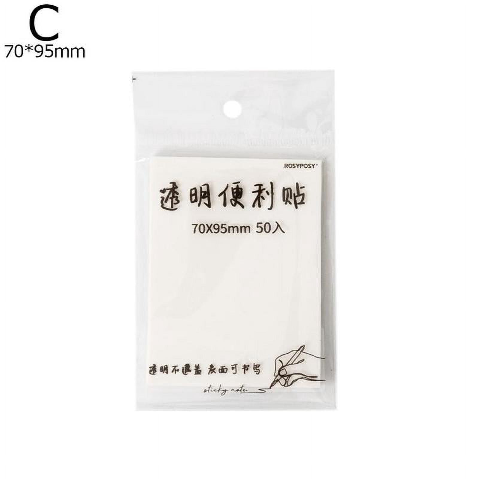 Sticky Notes Memo Stationery Memo Pads Sheet Transparent Notes Best ...