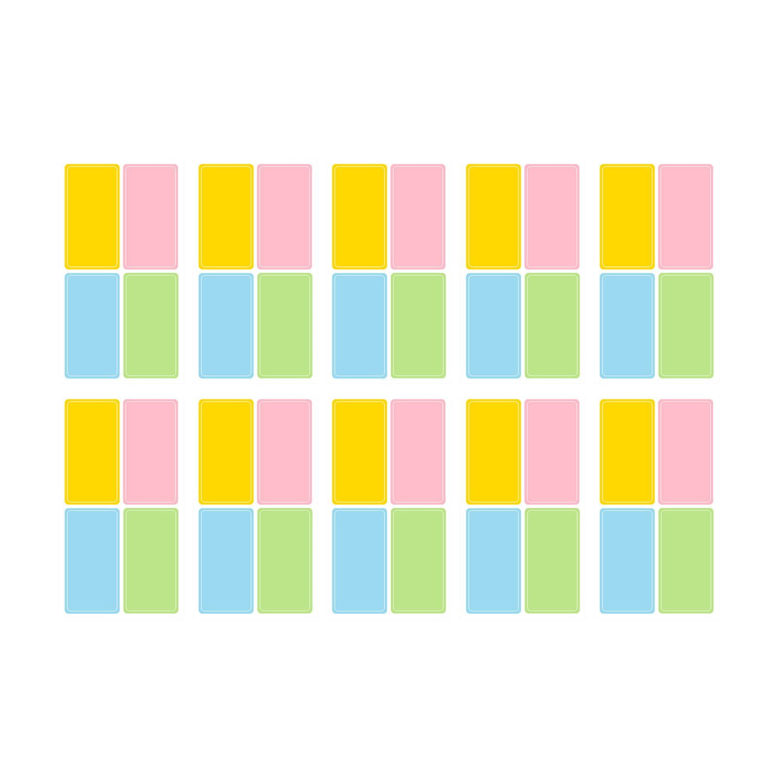 Sticky Notes Page Marker Sticker for Office or Work Waterproof Colored ...