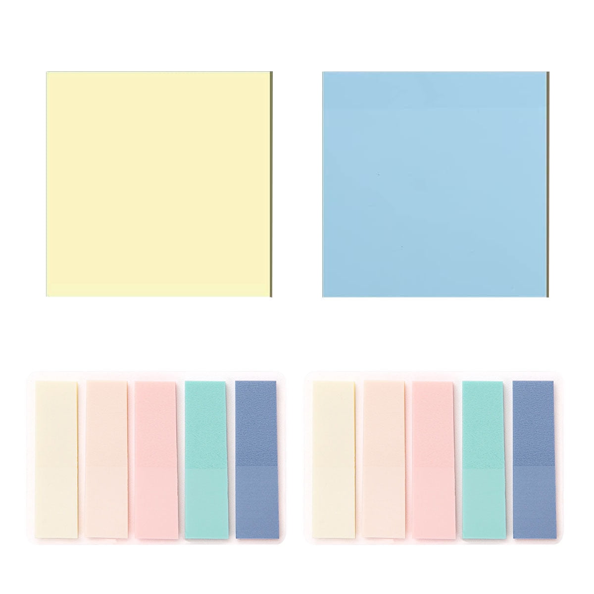 Sticky Notes, Removable Shaped Pop-up, Multi-Pattern Color Index Tabs ...
