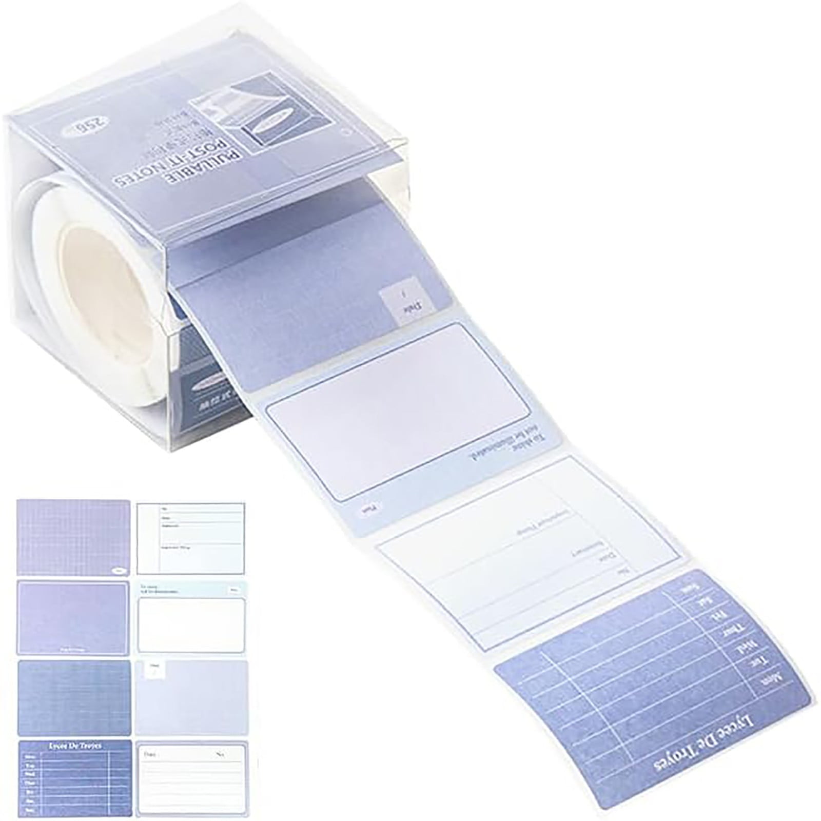 Sticky Notes, Tyeign Sticky Notes Paper Roll Tape Pull Out Labels ...