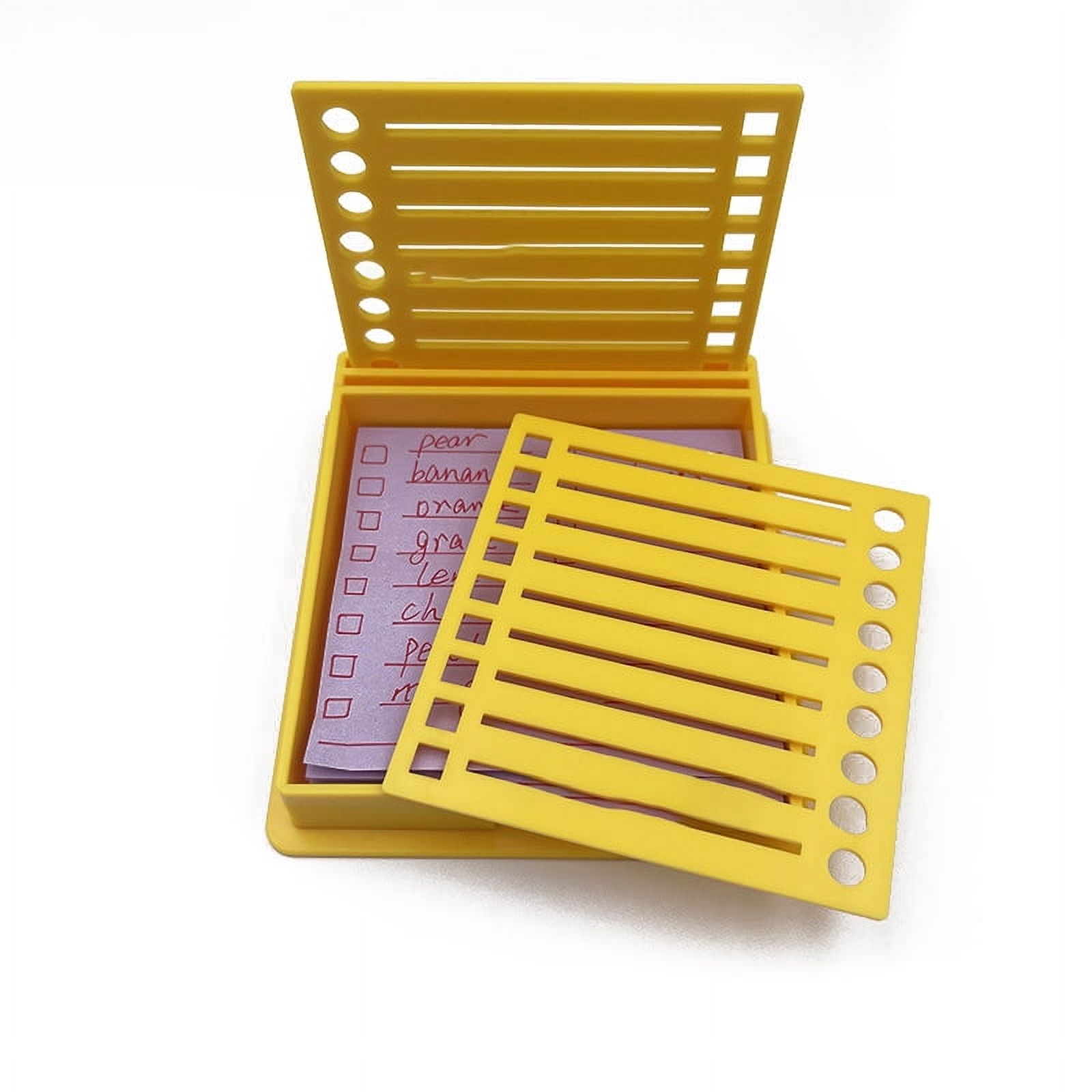 Sticky Pads Organizer Pad Holder Sticky Note Organizer With Stencil ...
