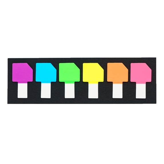 Sticky Page Markers, Macaron Color Cartoon Popsicle Shape, 1 Pack ...