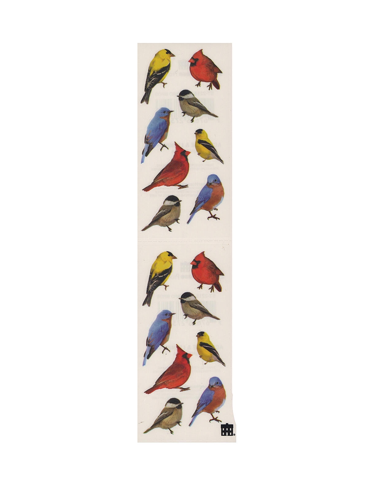Sticky Pix Stickers backyard birds (pack of 12) - Walmart.com