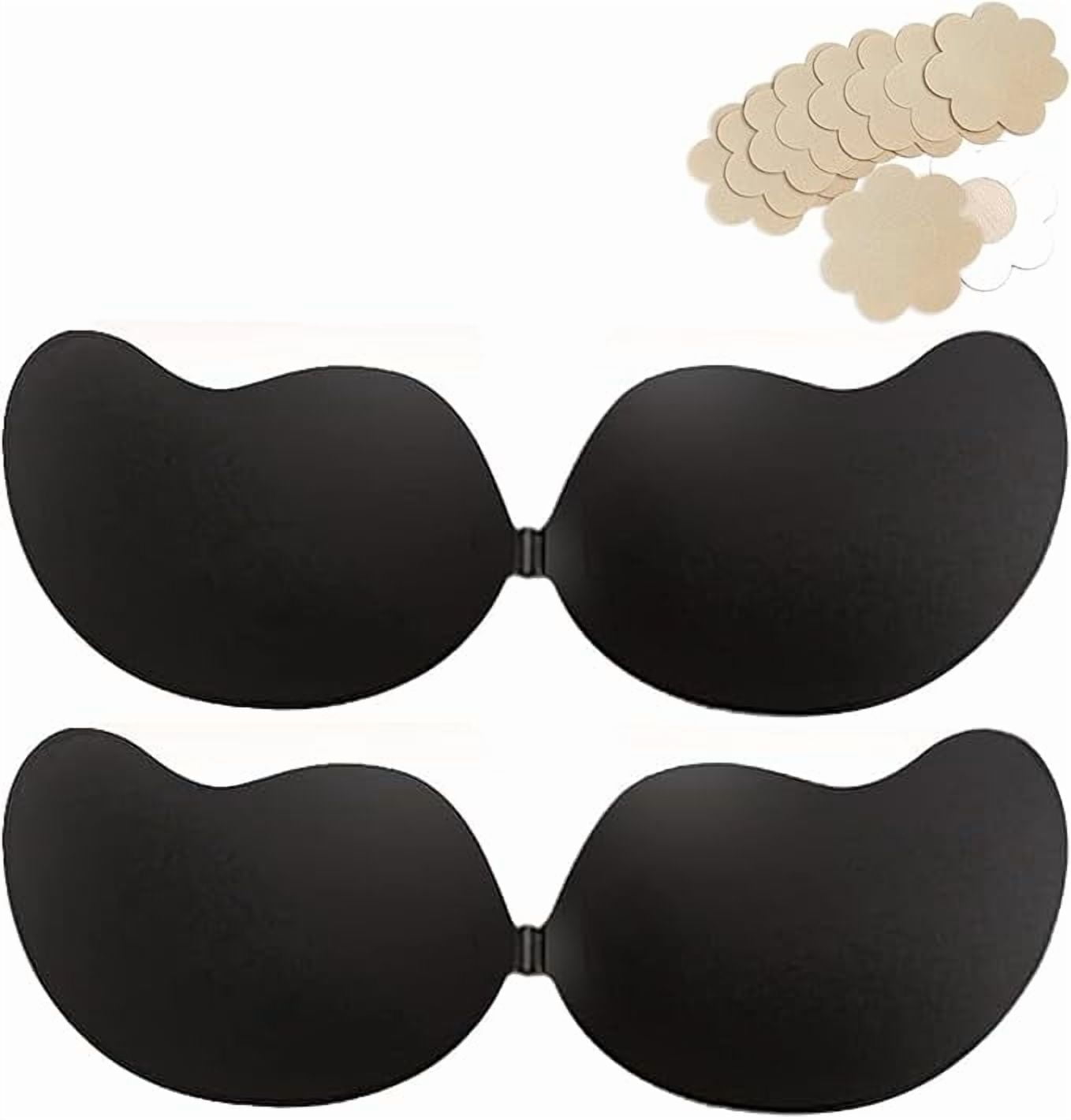 Sticky Push up Bras for Women & 5 Pairs Nipple Covers Reusable Silicone ...