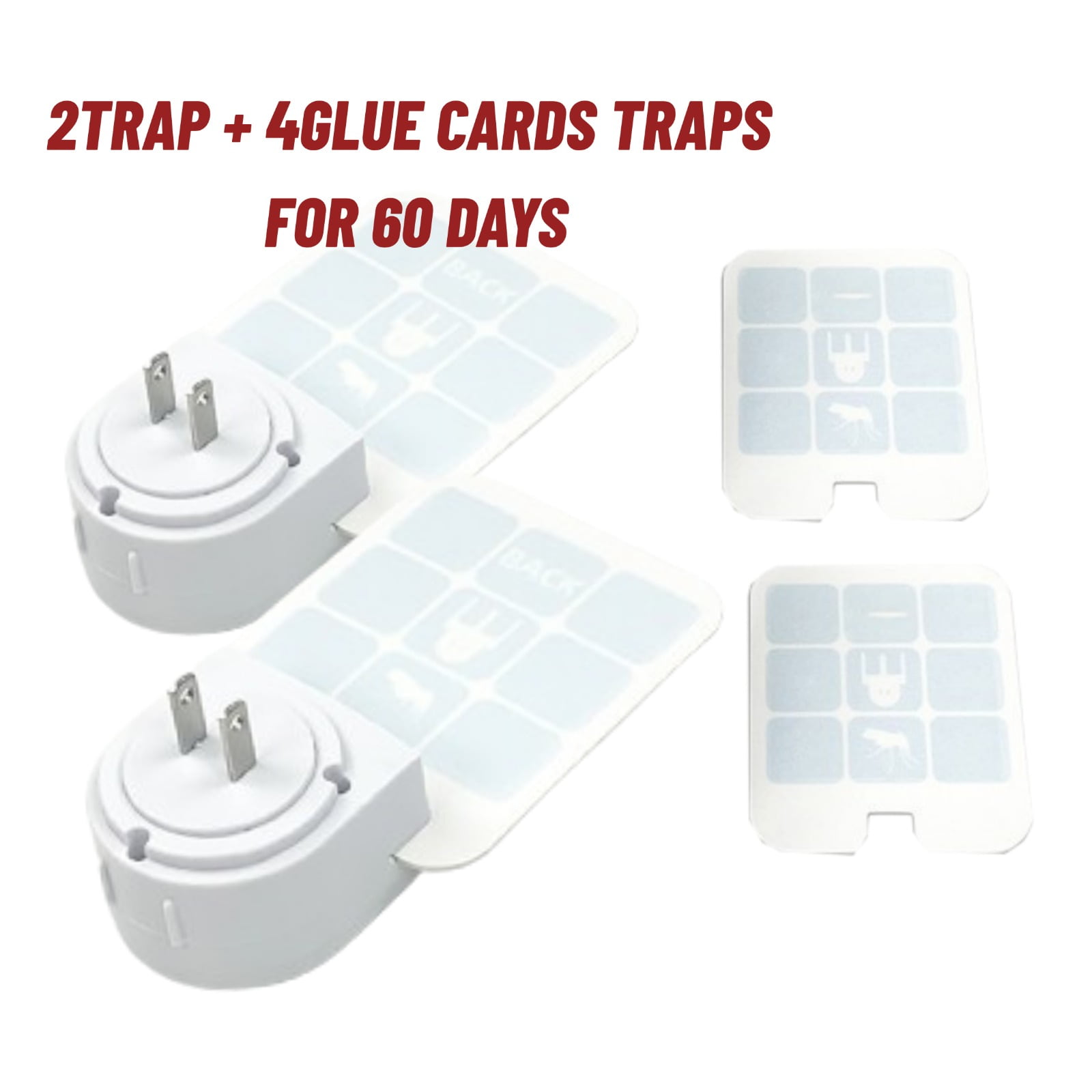 Sticky Refill for Fly Trap Indoor & Flying Insect Trap, Adhesive Pads ...