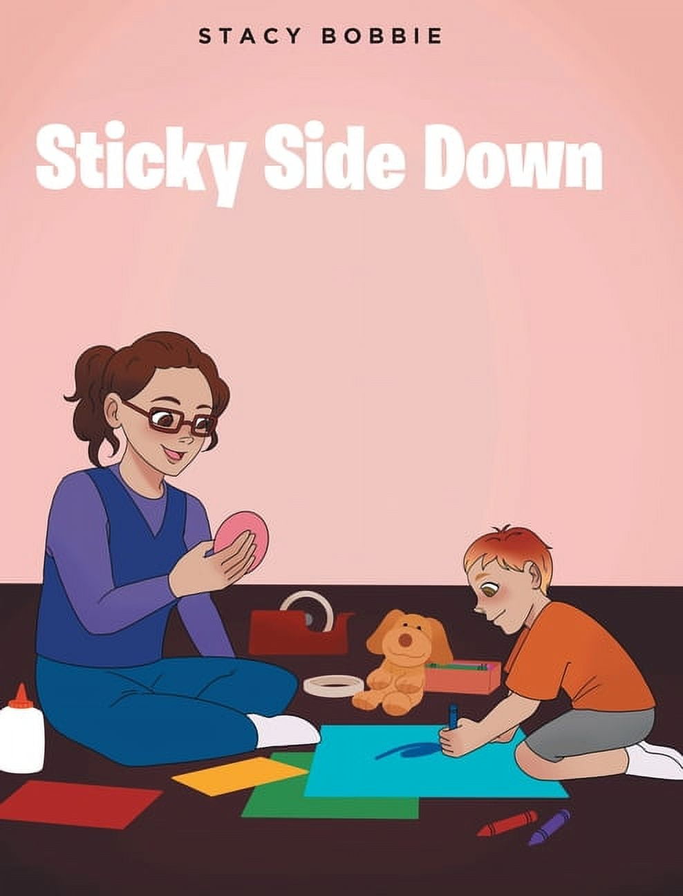 Sticky Side Down, (Hardcover) - Walmart.com