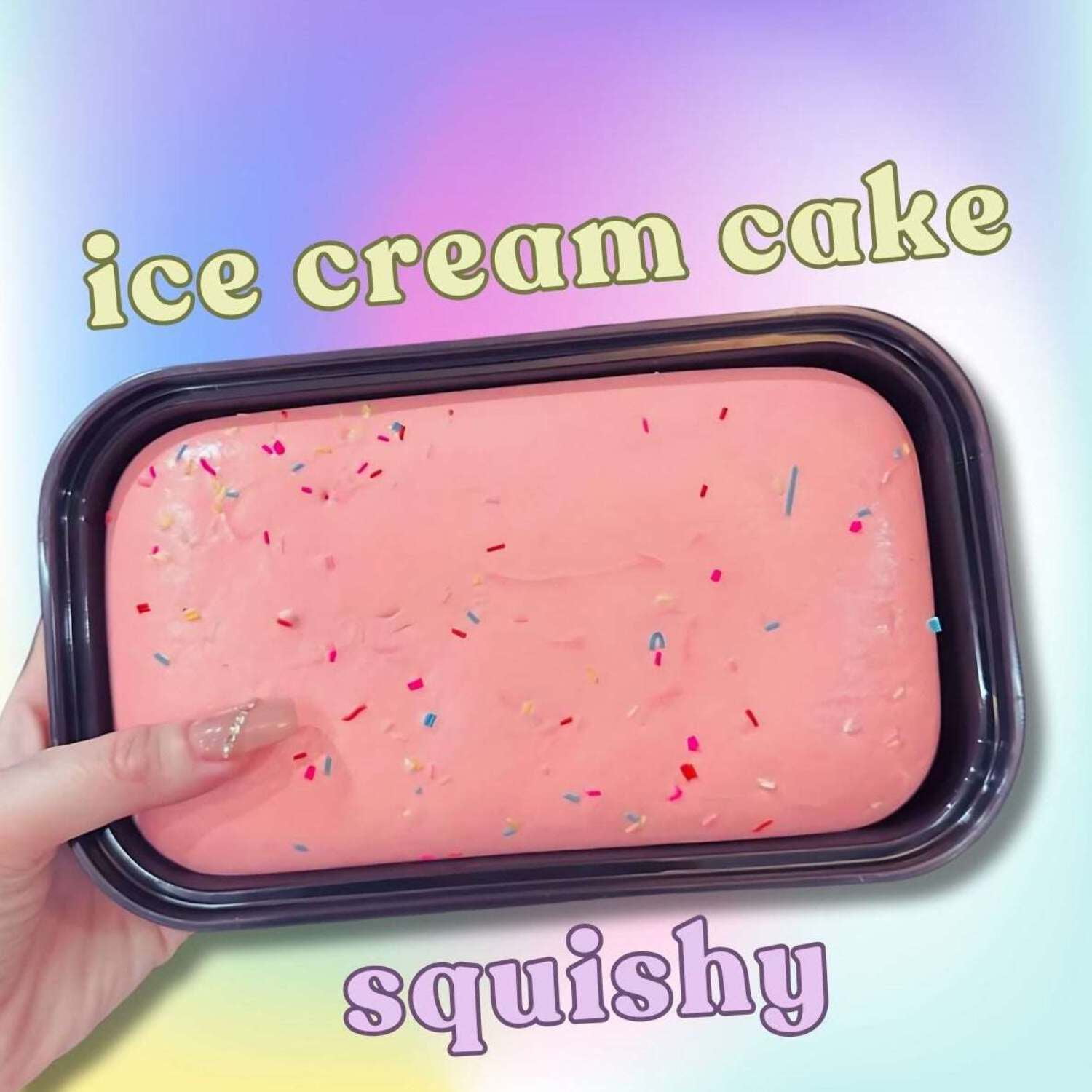 Sticky Sweet Jumbo Ice Cream Cake Scented Squishy - Walmart.com