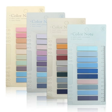 1600 Pcs Sticky Index Tabs, Annotation Book Markers Tabs, Writable Page ...