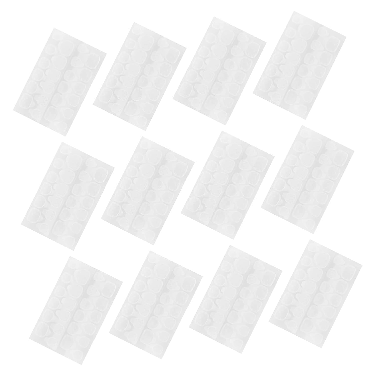 Sticky Tabs For False Nails 15sheets Nail Jelly Glue Adhesive Patches Gel Nail Glue Tags Nail