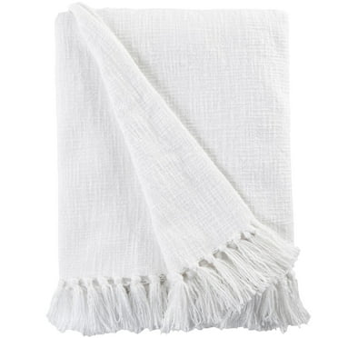 Sticky Toffee Muslin Throw Blanket for Adults, 100% Cotton, 60x50 in ...