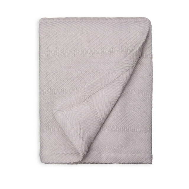 Sticky Toffee Cotton Throw Blanket for Couch, 60x50 in, Woven Warm and ...