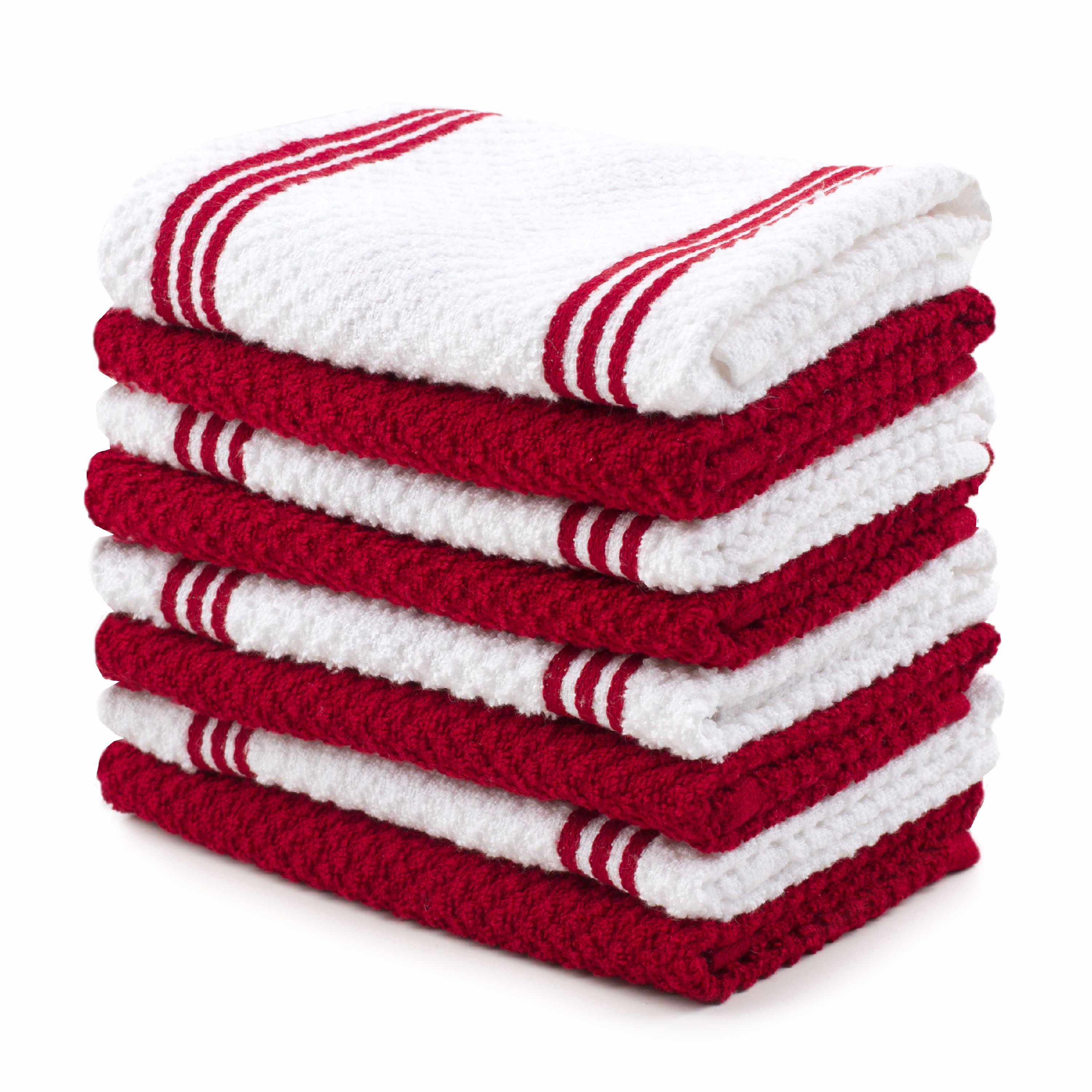 Mainstays Solid Dish Cloth, White, 12"W x 12"L, 10 Piece - Walmart.com