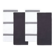 Versatility Red Microfiber Kitchen Dishcloths, 4 Piece Set, 12x12 Inch ...