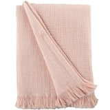 Sticky Toffee 100% Oeko-Tex Cotton Muslin Throw Blanket, Lightweight ...