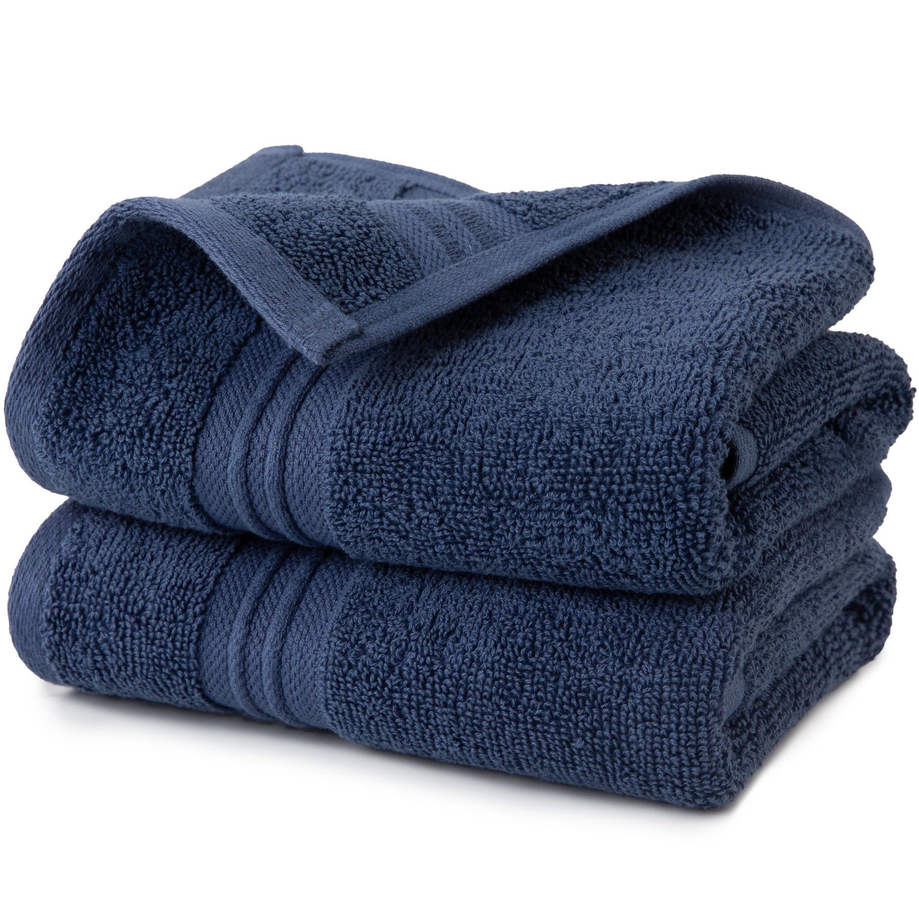 Sticky Toffee Terry Cotton Hand Towels Set for Bathroom, 2 pack, Soft ...