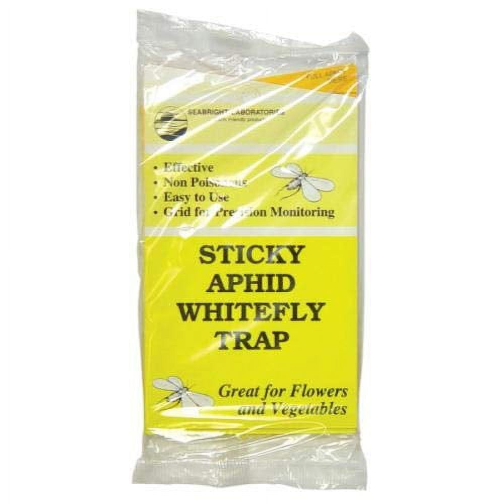 Sticky White Fly Traps 5/pk - Walmart.com