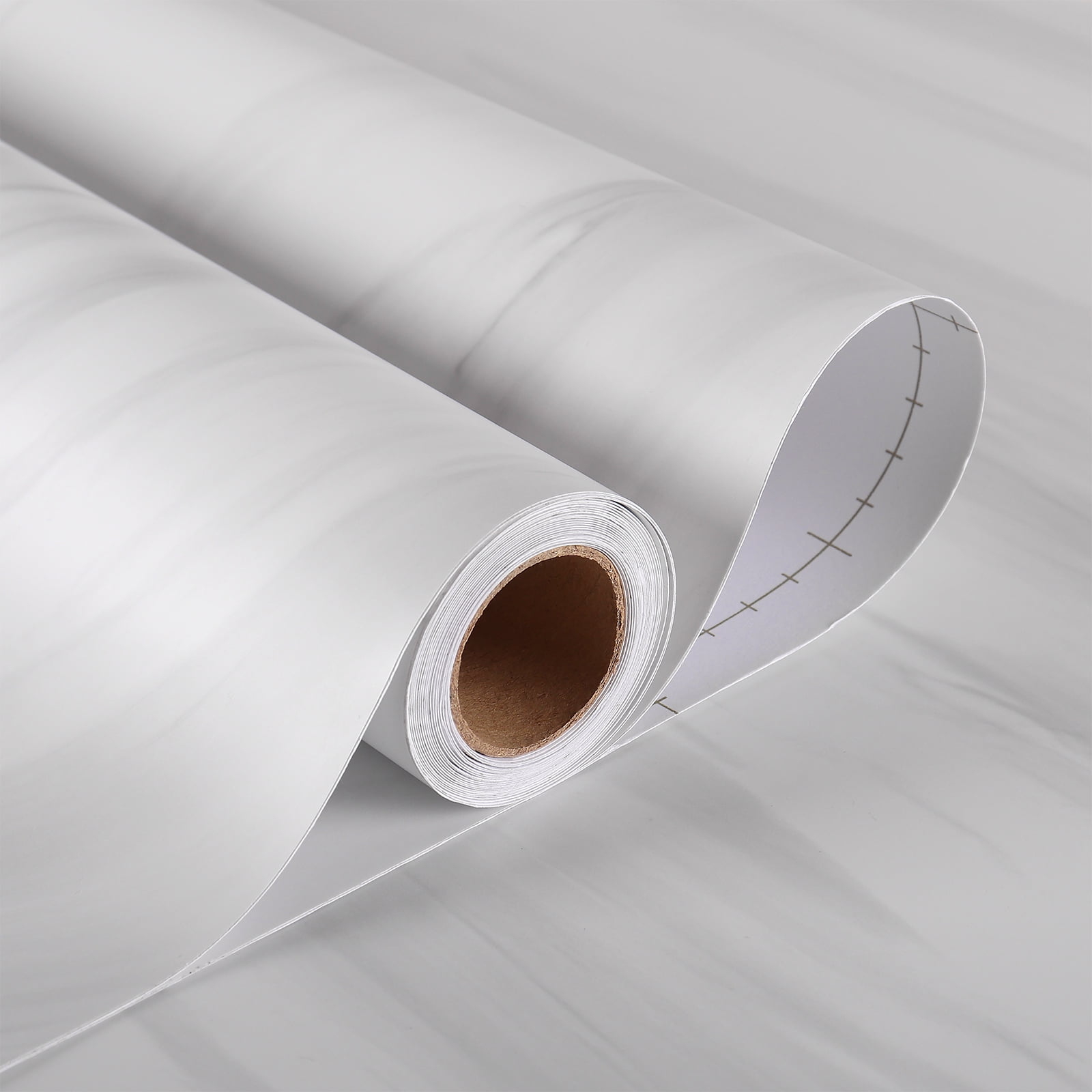 Stickyart 24"x160" White Peel and Stick Marble Countertops for Kitchen ...