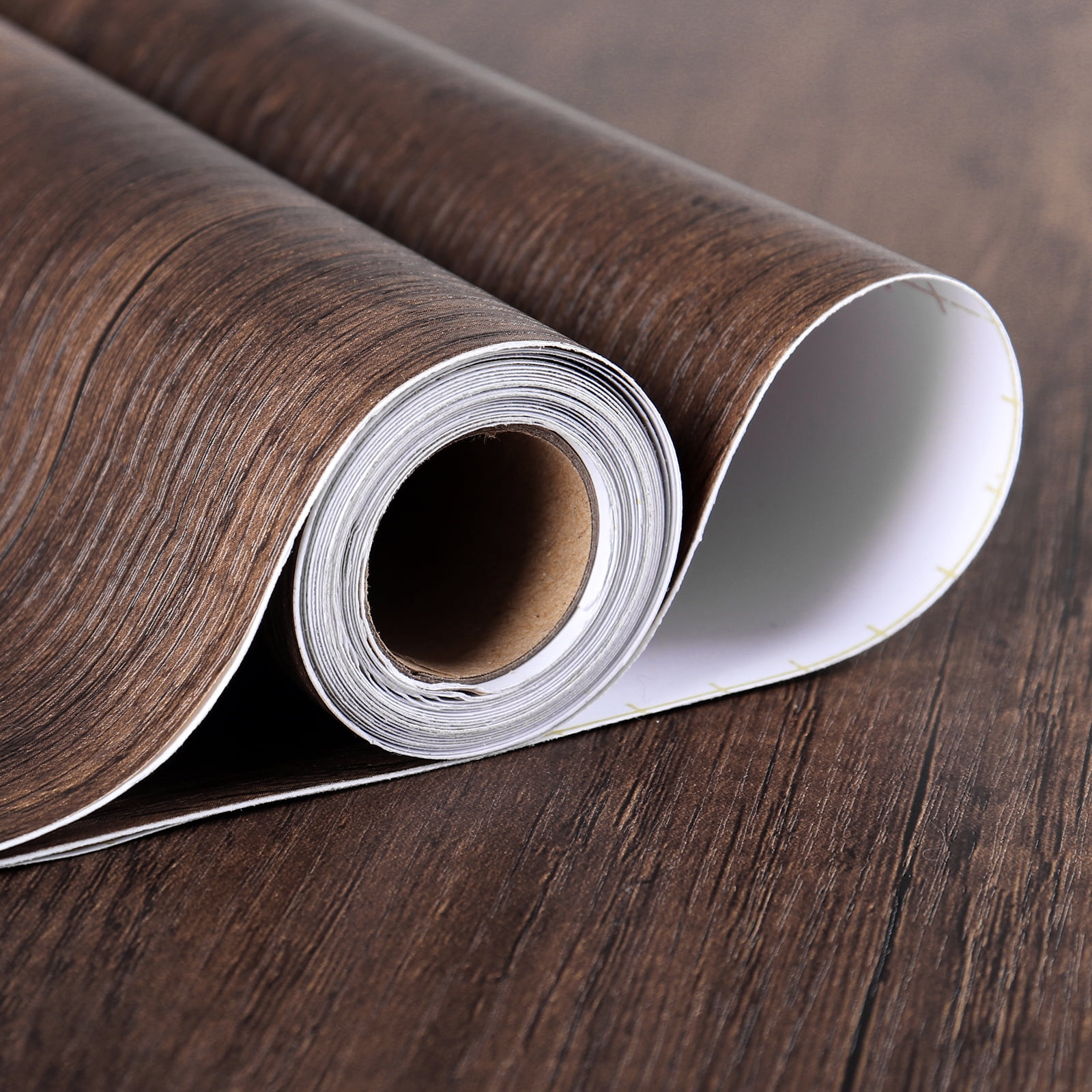 Stickyart 24"x160" Wood Contact Paper Brown Vintage Wood Grain Contact ...