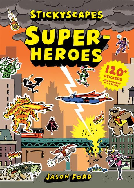 Stickyscapes Superheroes (Stickers) - Walmart.com
