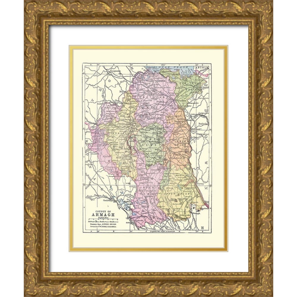 Stieler 19x24 Gold Ornate Wood Framed with Double Matting Museum Art ...