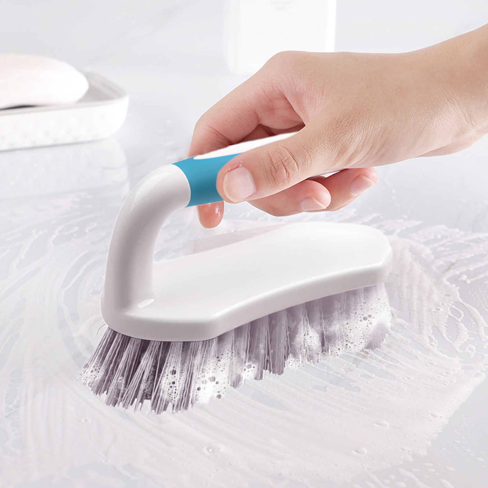 Stiff Bristles Shower Tub Tile Scrubber, Household Cleaning Brush ...
