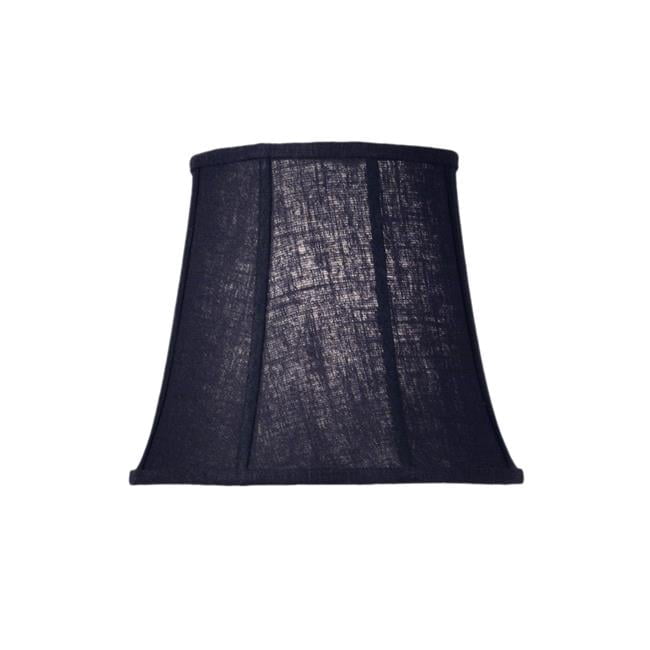 Stiffel ST11 8 x 12 x 10 in. Softback Bell Lamp Shade, Chelsea Black ...