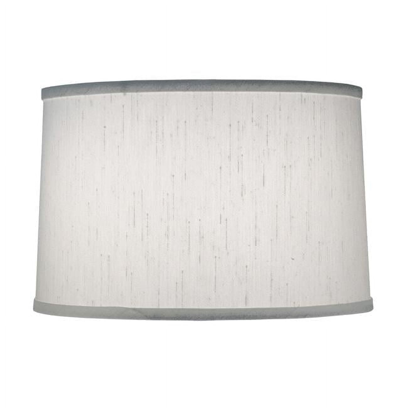 Stiffel ST79 17 x 18 x 11 in. Hardback Drum Lamp Shade, Global White ...